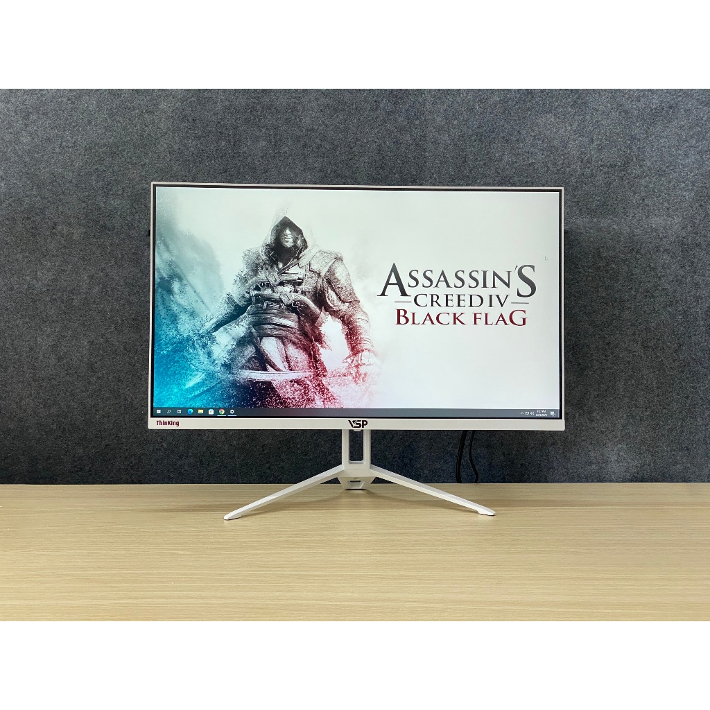 Vsp V2408S WHITE 24 inch edge-to-edge LED flat monitor (Full-HD, IPS ...