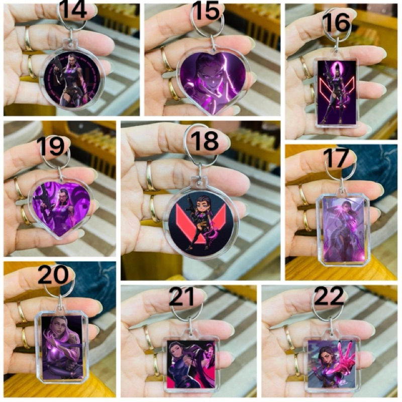 Reyna valorant keychain / Reyna Game valorant keychain | Shopee Malaysia