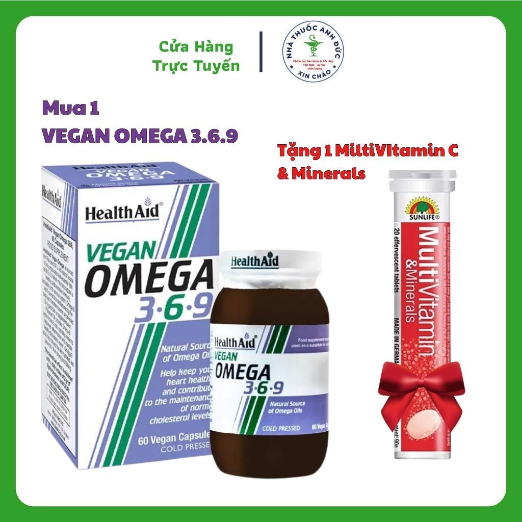 Healthaid Vegan Omega 369 Pills 60 pills Helps Reduce Blood Cholesterol ...