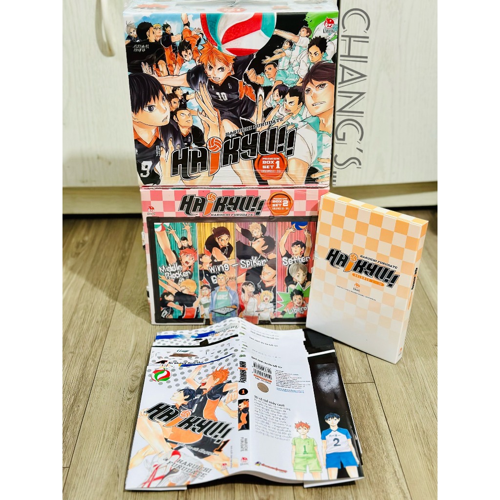 Haikyu Boxset Comics!! Premium full 3 parts complete set of 45 episodes ...