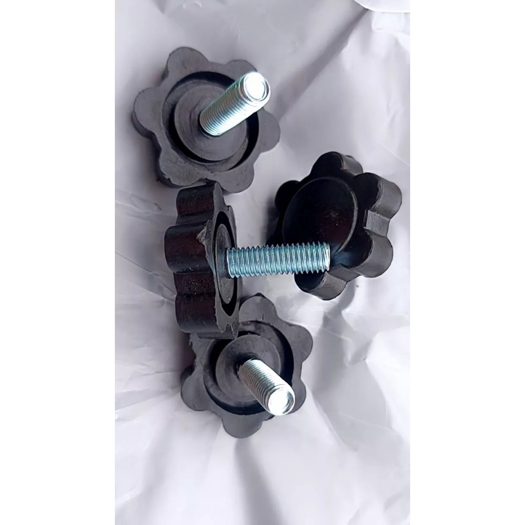 M4 M5 M6 M8 M10 threaded plastic apricot hand knob made of steel ...