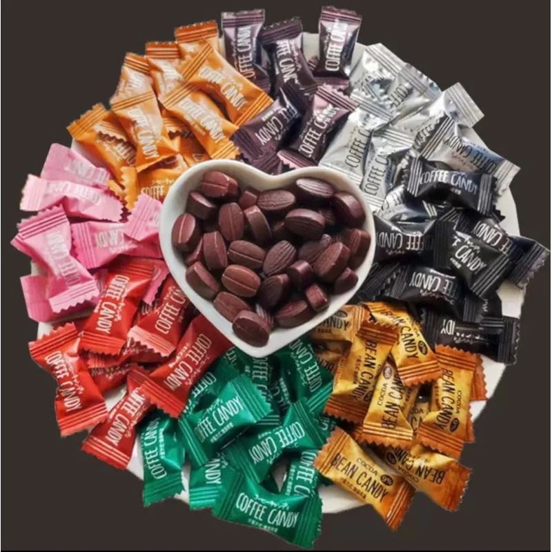 Sugar-free Coffee Candy for Weight Loss Mix 8 Flavors Coffee Candy ...