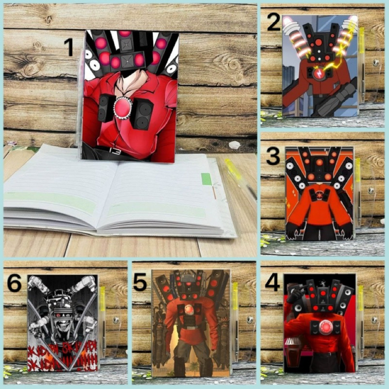 Titan speakerman skibidi toilet Notebook with Pen / titan speakerman ...