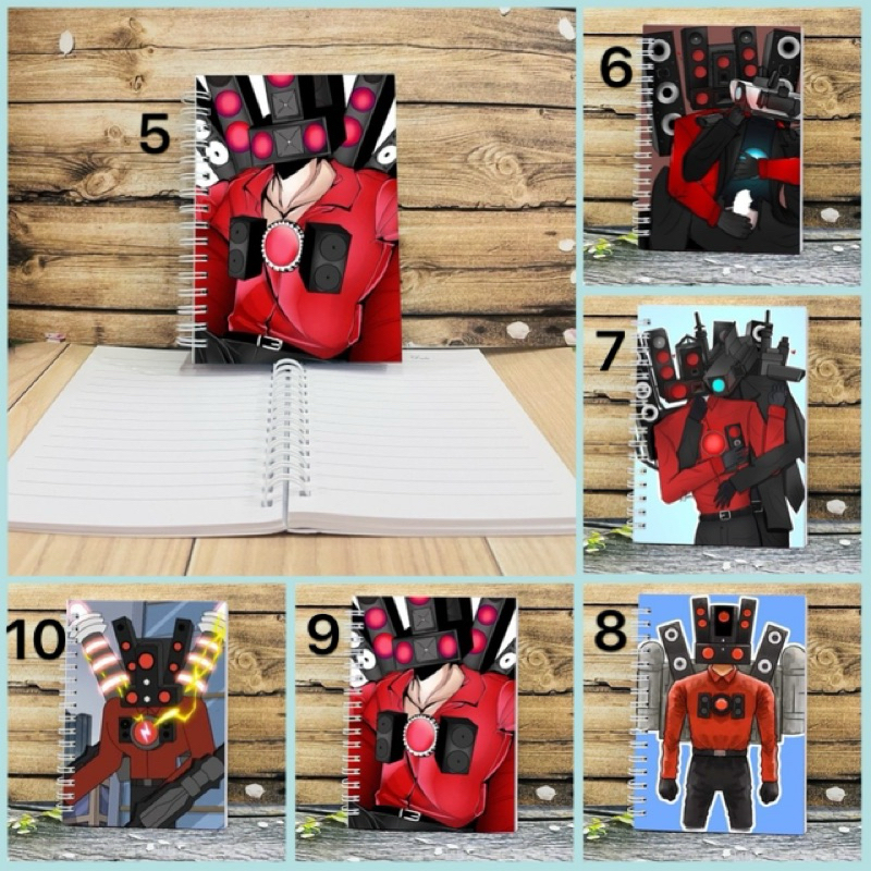 Titan speakerman skibidi toilet Notebook 200 pages / titan speakerman ...