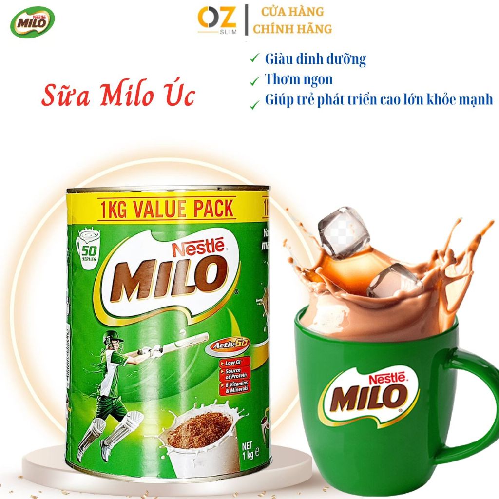 Nestle Milo Value Pack 1KG Australian Milk Powder supplements nutrition ...