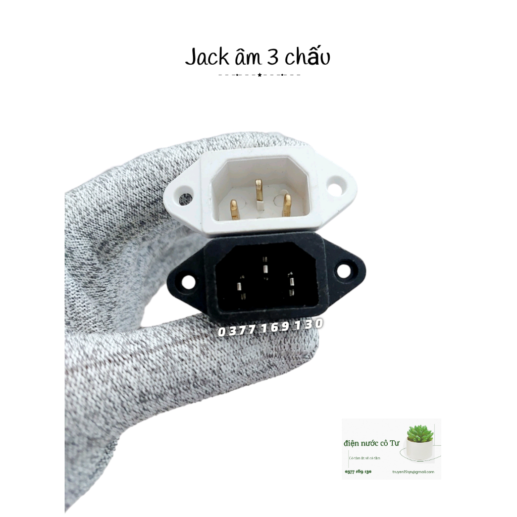 3-pin AC Power Jack, AC Jack Rice Cooker Socket | Shopee Malaysia