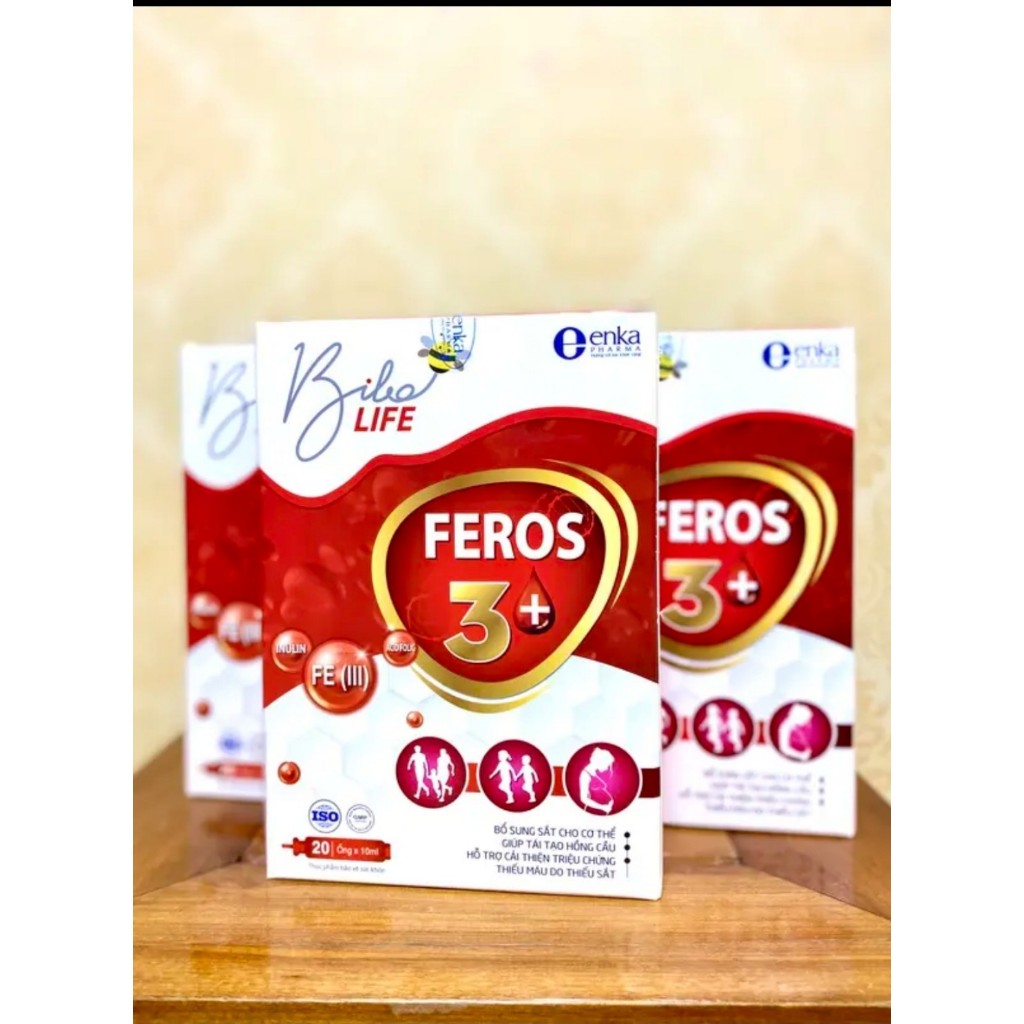 Enkapharma Feros 3+ iron supplement for the body, 1 box of 20 tubes of 10ml each | Shopee Malaysia