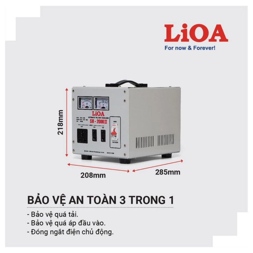 Lioa Voltage Stabilizer 2KVA 1 Phase - LiOA Nhat Linh 2KW 2000VA 2000W 2Kg | Shopee Malaysia