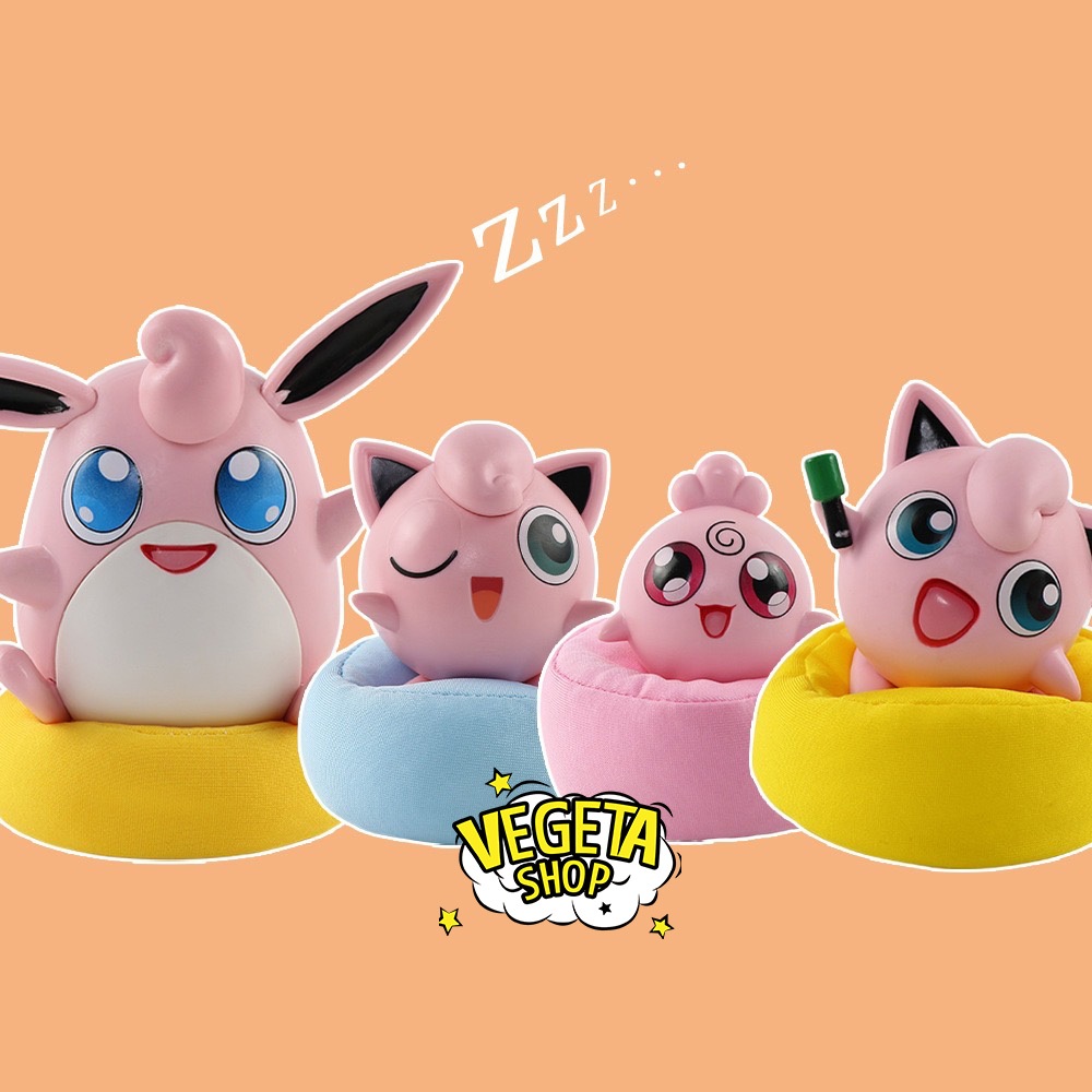 Sleeping Pokemon Model - Igglybuff Jigglypuff Wigglytuff Pupurin Purin ...