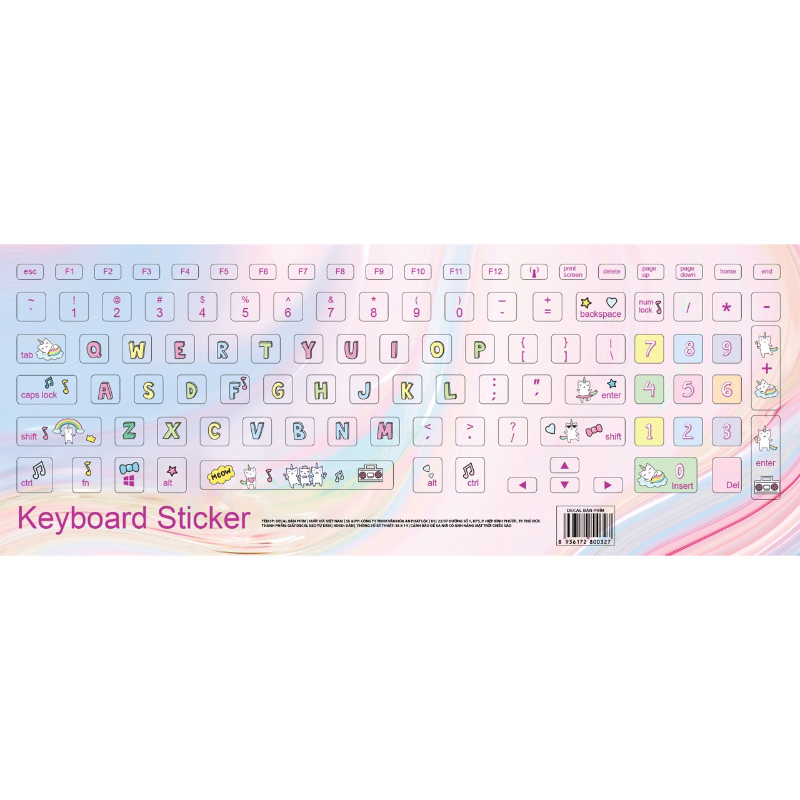 Laptop keyboard Decal (pony) | Shopee Malaysia