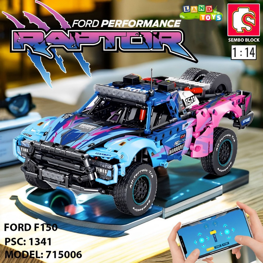 Ford F150 Raptor Limited No.S Offroad Pickup Truck Model Puzzle ...