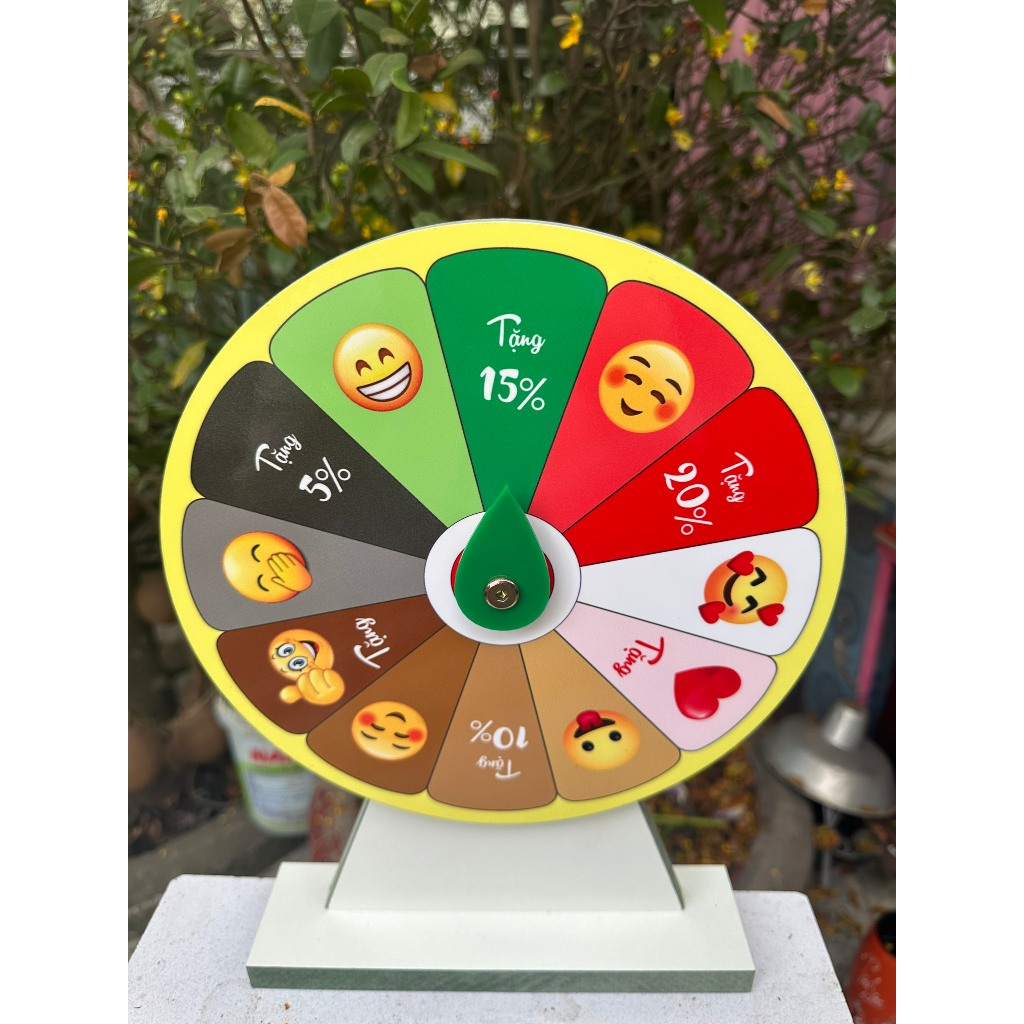 Wheel (Smiley face Icon - 12 cells - Diameter: 25cm x height 35cm ...