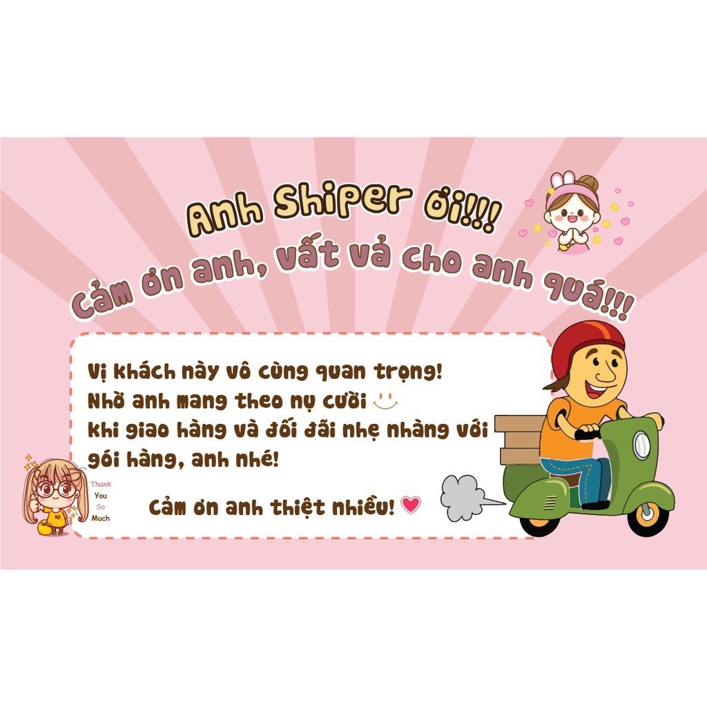 Thank you shipper sticker (packaged product) | Shopee Malaysia