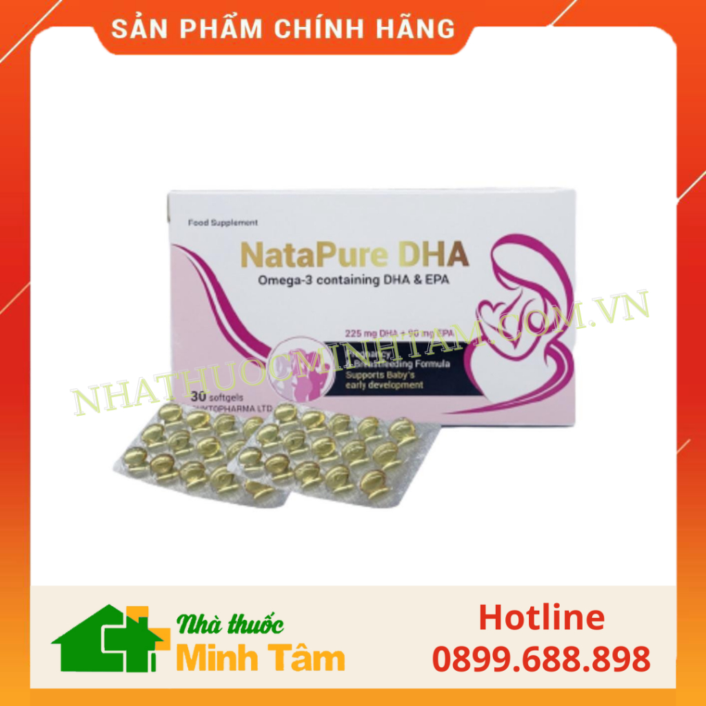 Natapure DHA | Dha, EPA Supplement for Pregnant Women & Breastfeeding ...