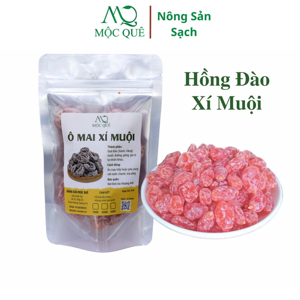Moc Que seedless sweet and sour peach soy sauce 100g - 500g | Shopee ...