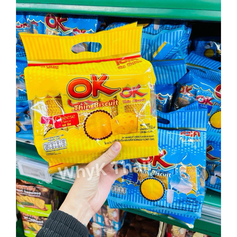 Ok Biscuits with Thai Seaweed Cheese Flavor, delicious and crispy ...