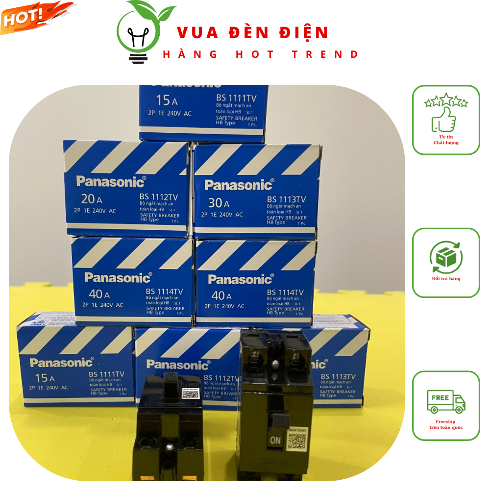 Panasonic CB Toad Aptomat Automatic Circuit Breaker Type 15A / 20A ...
