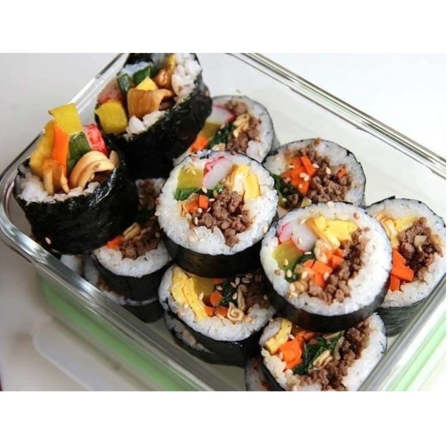Kimbap Seaweed Rice Rolls Pack of 10 Leaves, | Shopee Malaysia