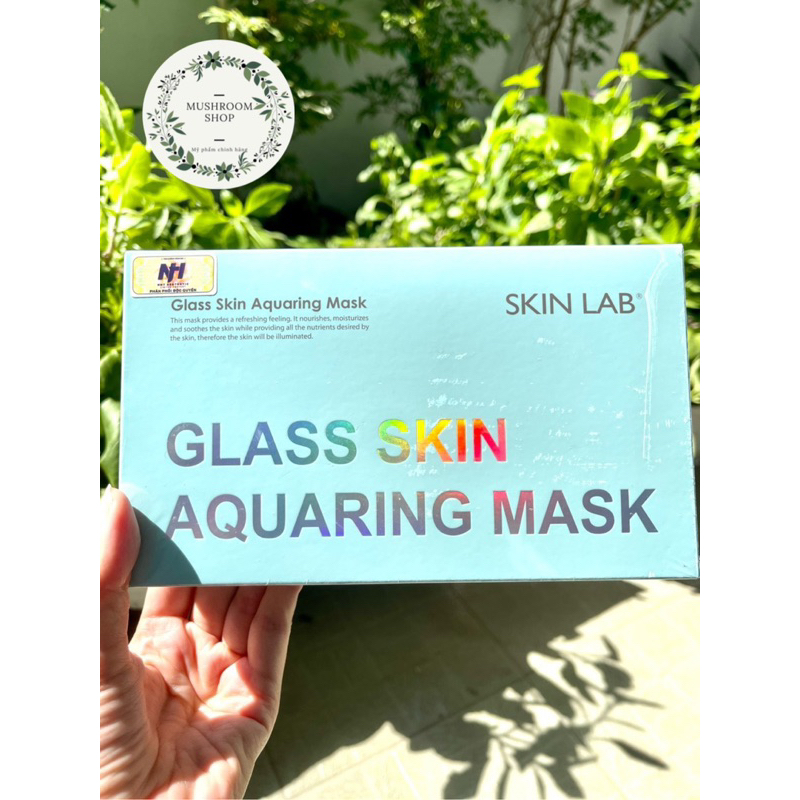 Skinlab Glass Skin Aquaring mask for moisturizing, restoring, and ...