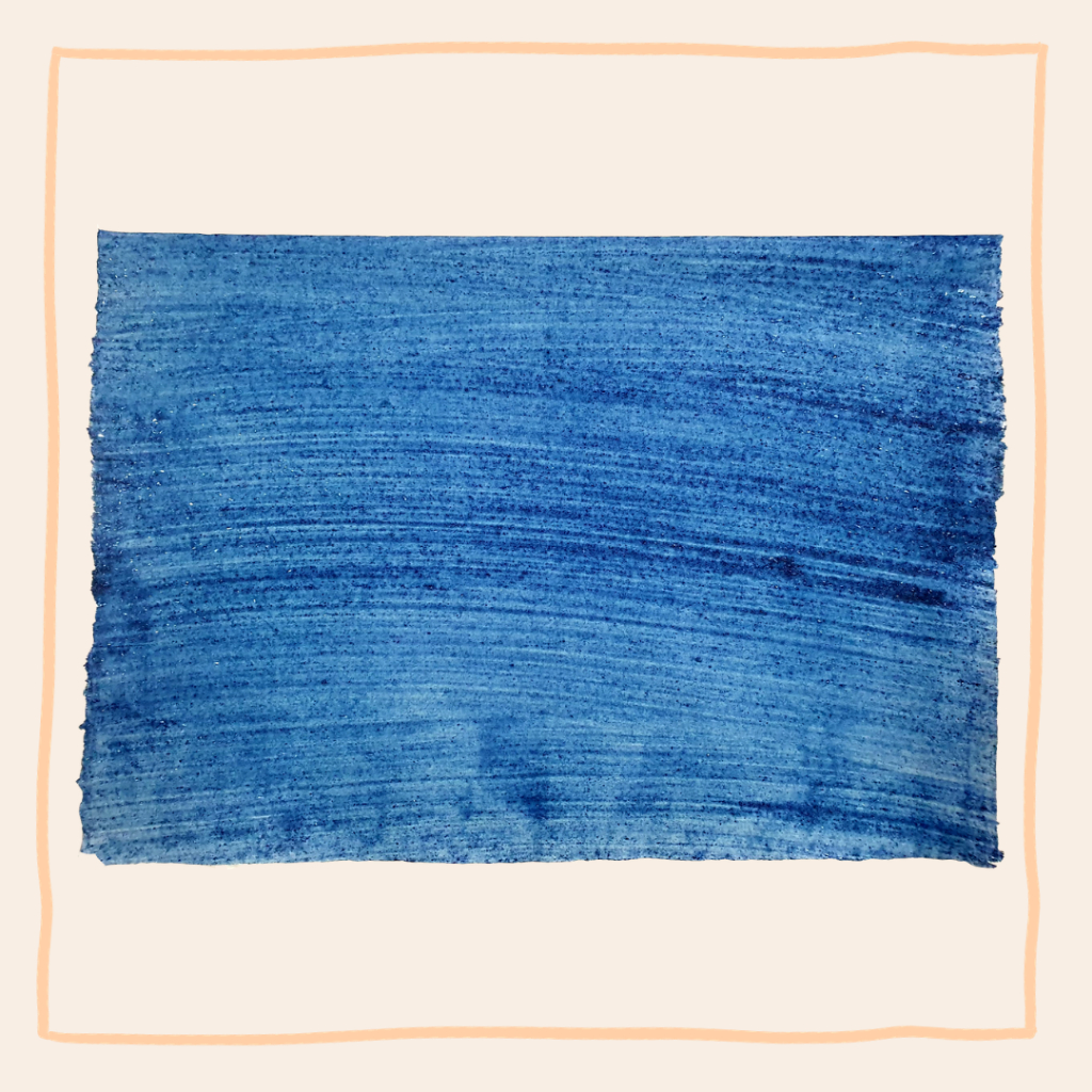 Blue scallop paper size 35x50 - traditional Vietnamese handmade scallop ...