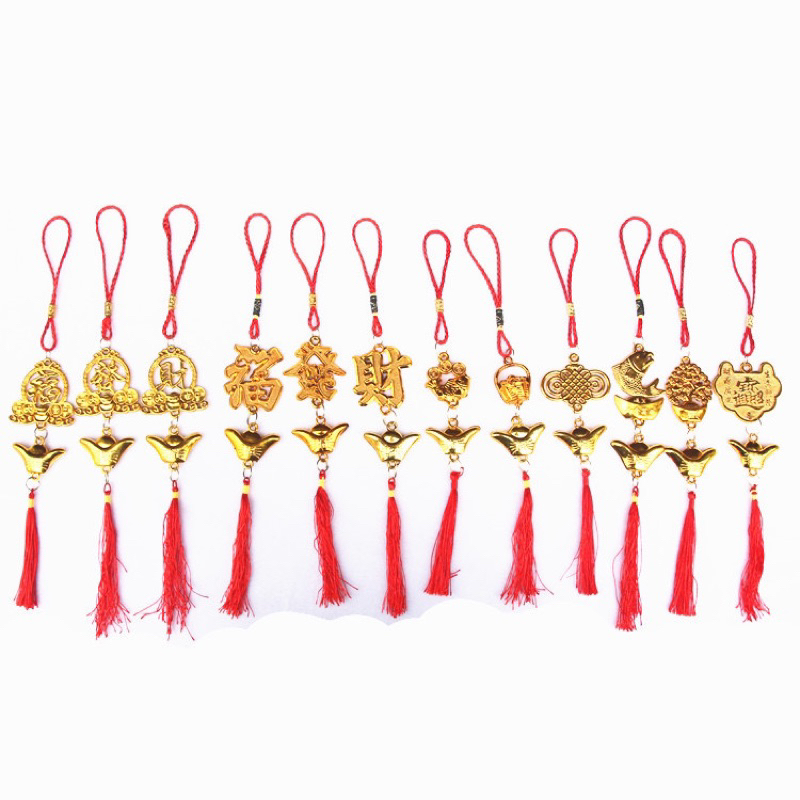 Decorative fortune hanging string CNY of luck, peace, hanging tureen to ...