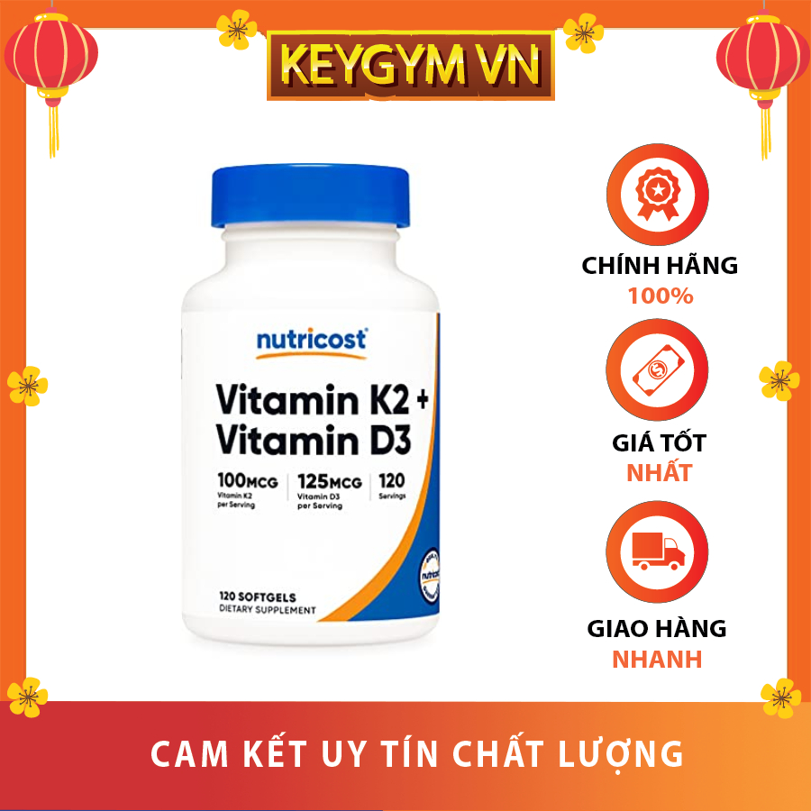Nutricost Vitamin D3K2 120 Tablets | Shopee Malaysia