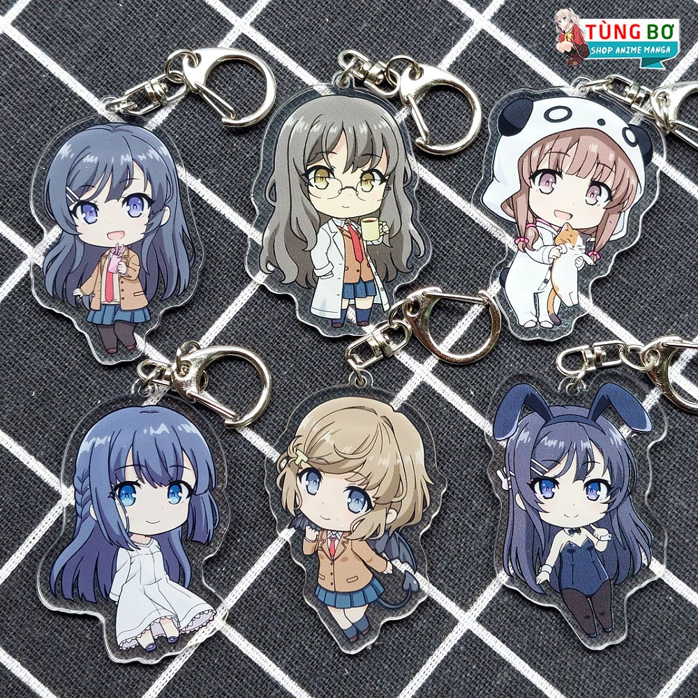 Bunny Girl Senpai Anime Keychain | Shopee Malaysia