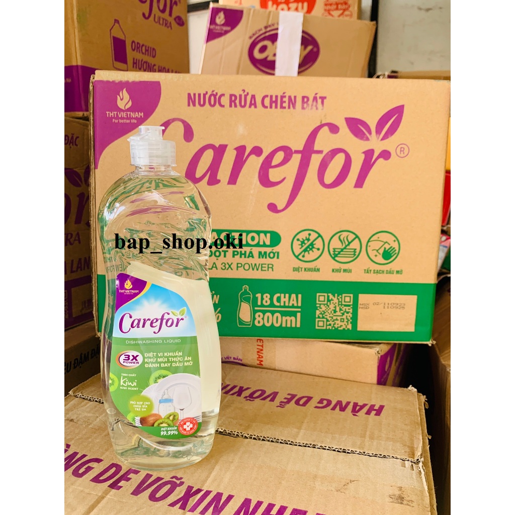 Carefor natural dishwashing liquid 800ml - kiwi essence does not harm ...