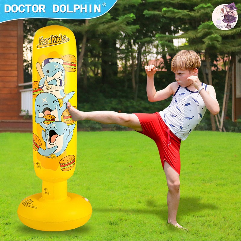 Golden Dolphin Boxing Pole Inflatable Elastic Boxing for Children to ...