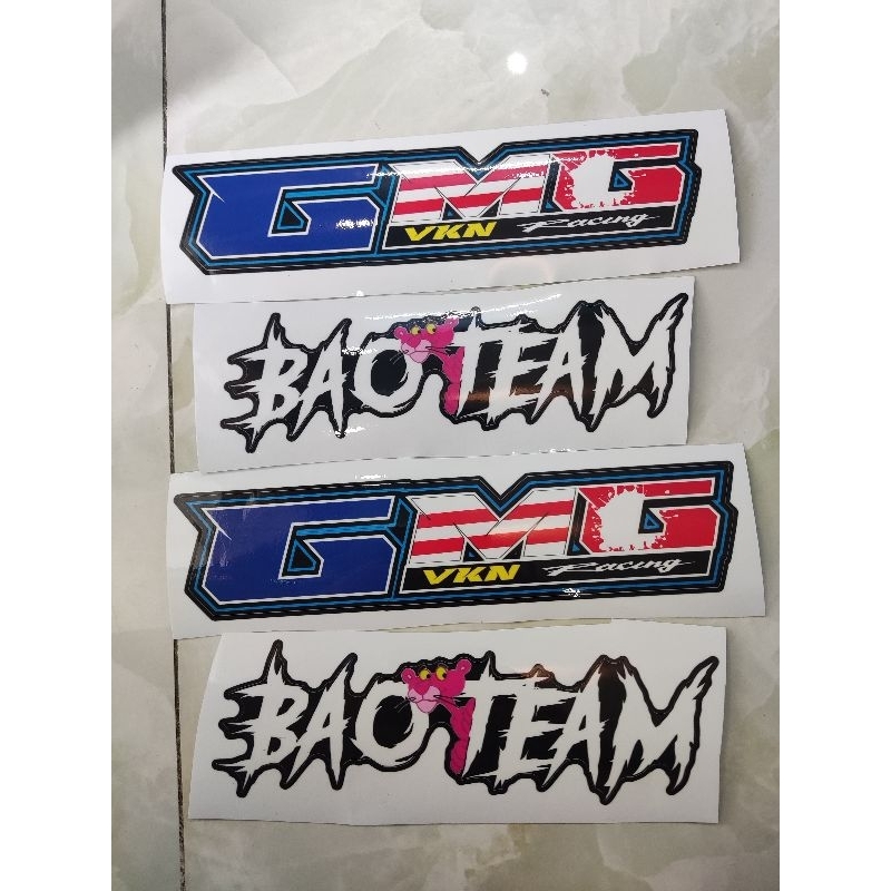 Decal Logo Sticker Team GMG Many Sizes | Shopee Malaysia