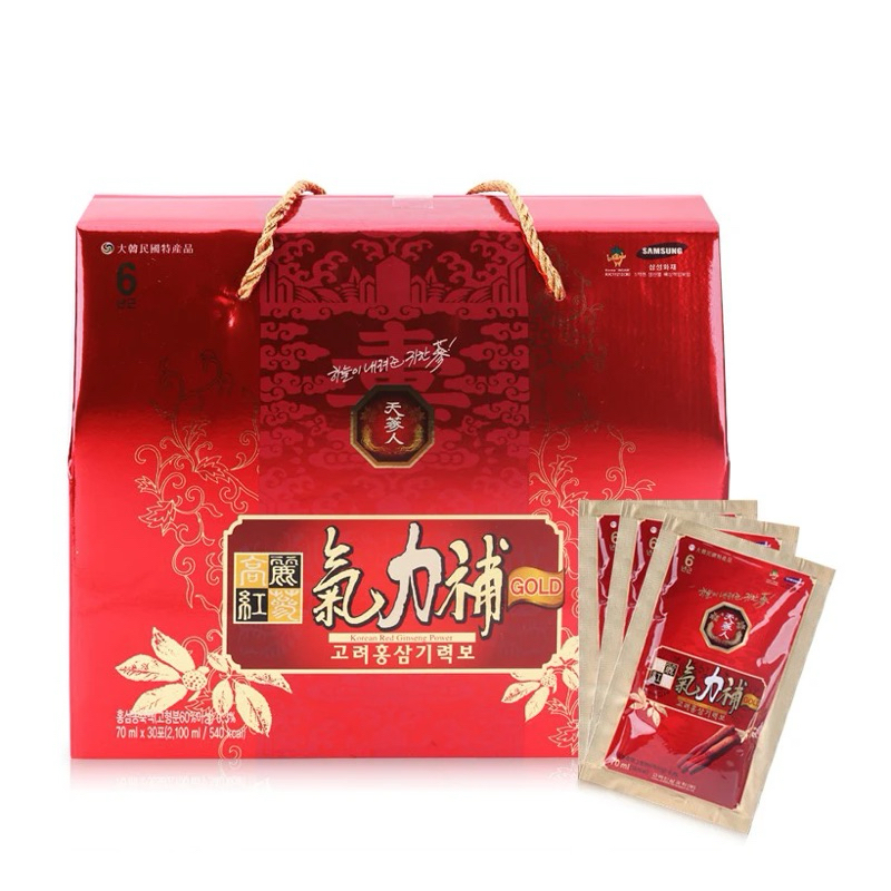 Korean RED GINSENG POWER Gold 6 Years Old RED GINSENG POWER Gold (70ml ...