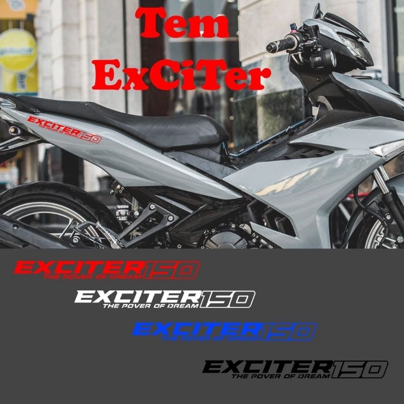 Exciter 150 Car Stickers (2 pcs) YaMaHa Exciter Borderless Shaped ...