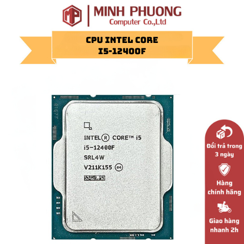 Intel Core I5 12400F Cpu (Up To 4.40GHz, 6 Cores 12 Threads, 18MB Cache ...