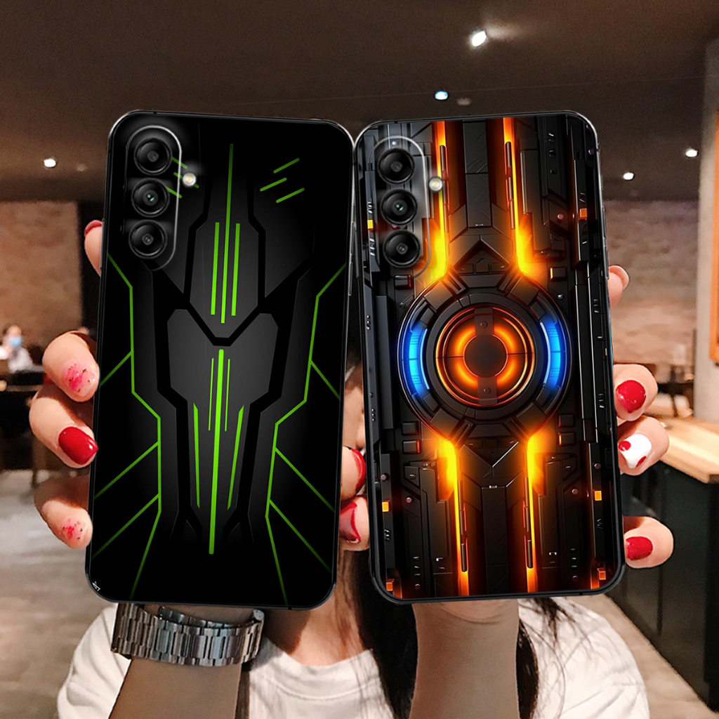 Samsung A15 4G / A15 5G / A25 5G / A35 5G / A55 5G case with black and ...