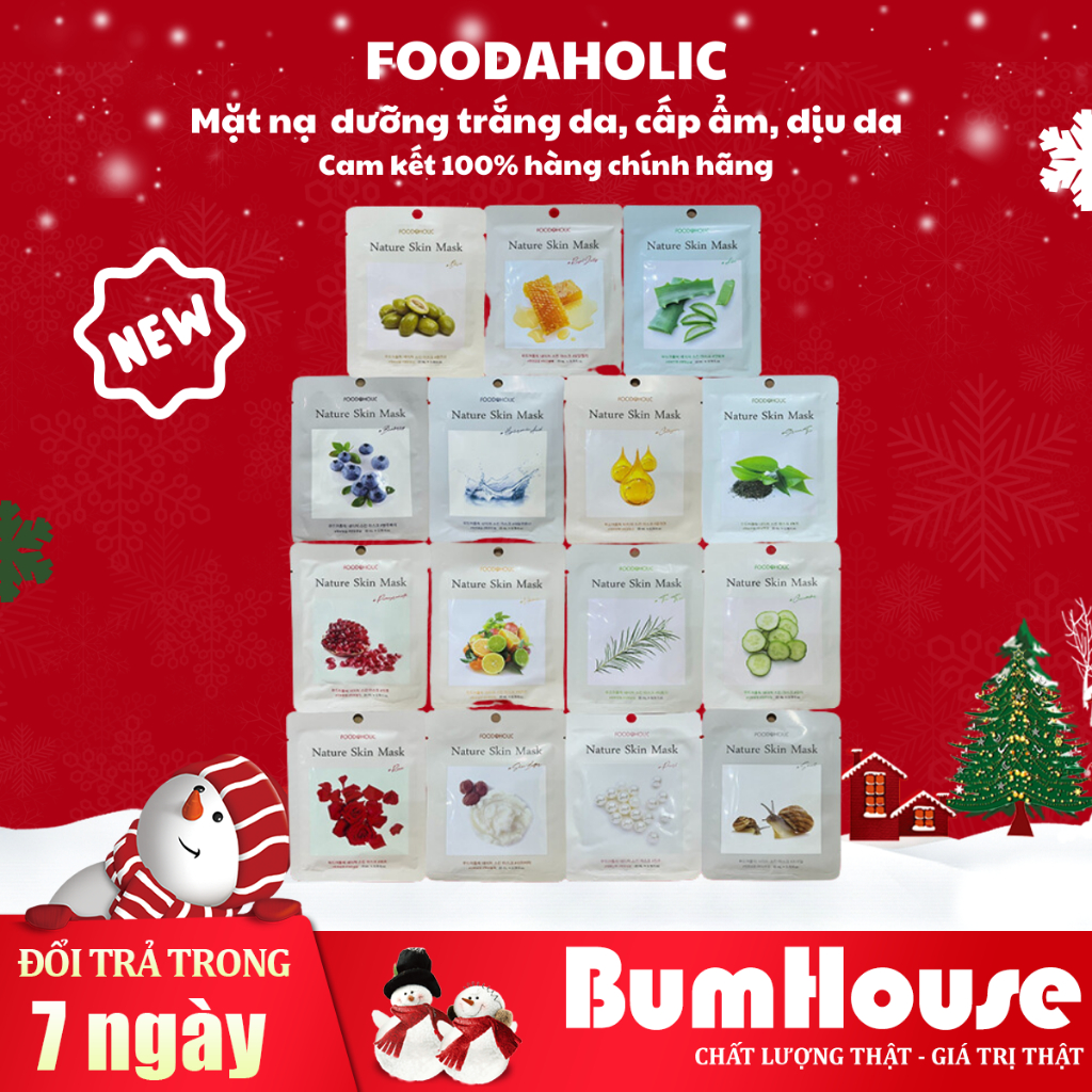 3d FOODAHOLIC Natural Essence Mask 23ml - New Model 2023 | Shopee Malaysia