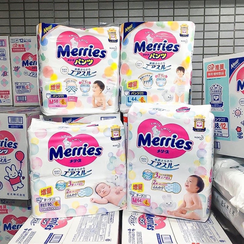 Merries Diapers / Diapers Stickers / Japanese Domestic Pants Plus ...