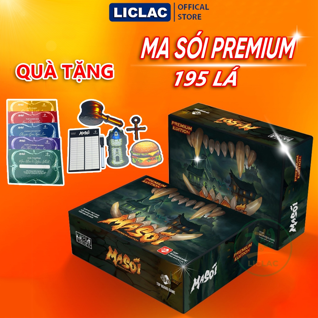 Viet Hoa Premium Werewolf Card 195 cards, Basic Werewolf Card Game ...