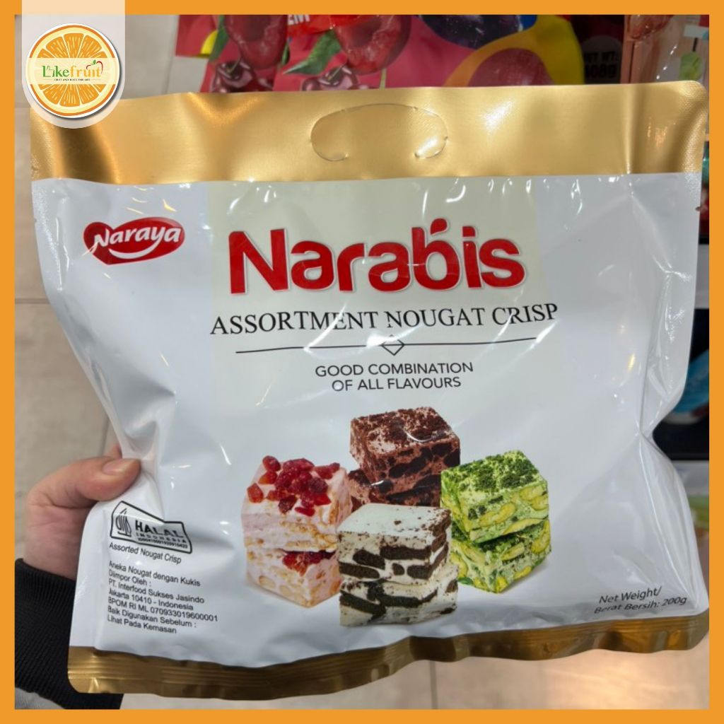 Narabis nougat candy mixed 4 flavors 200gr pack | Shopee Malaysia