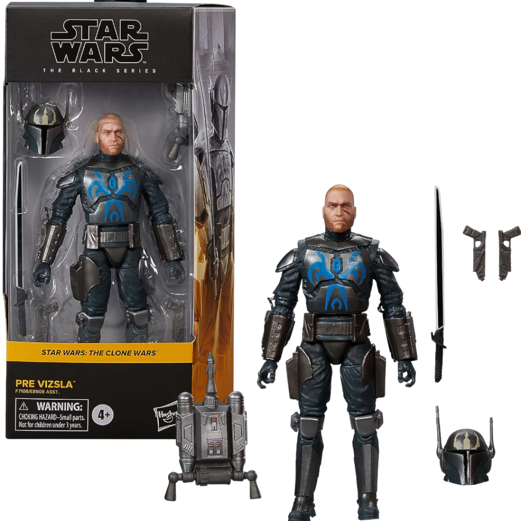 Star Wars The Black Series Pre Vizsla Model, The Clone Wars Collectible ...