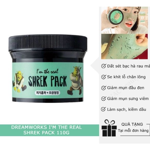 Shrek Pack Olive Young Dreamworks Fresh Mud Mask 110gr Gentle, Benign ...