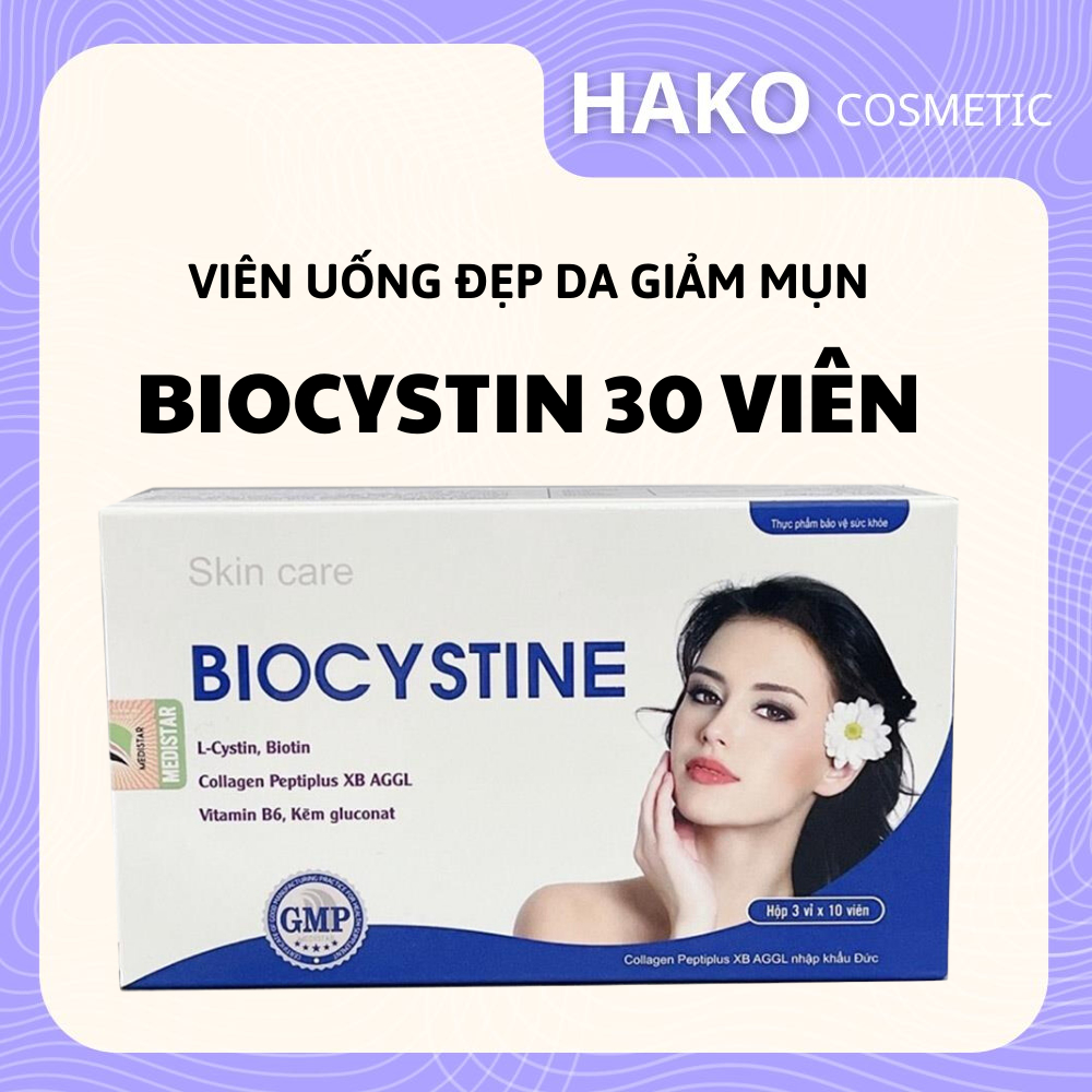 Biocystine 30v Supports acne reduction, dark spots prevention ...
