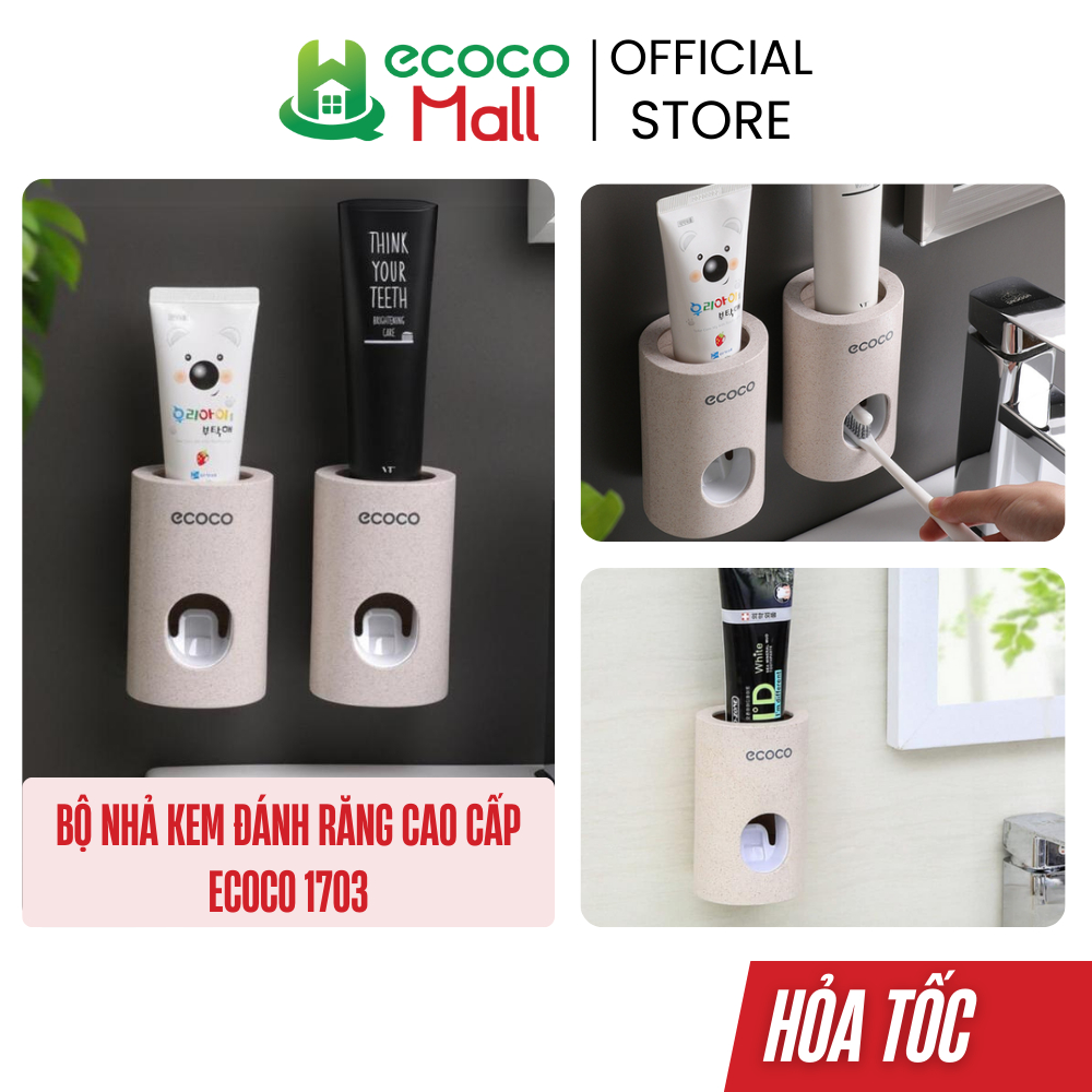 Ecoco premium toothpaste dispenser 1703 QH's | Shopee Malaysia