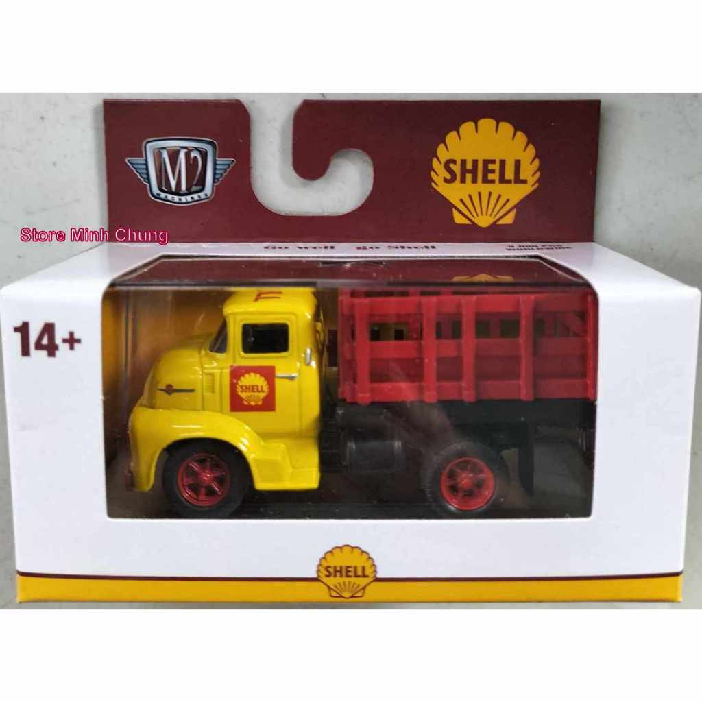 Store Minh General Toy Model Car M2 Machines 1956 Ford Coe Stake Bed