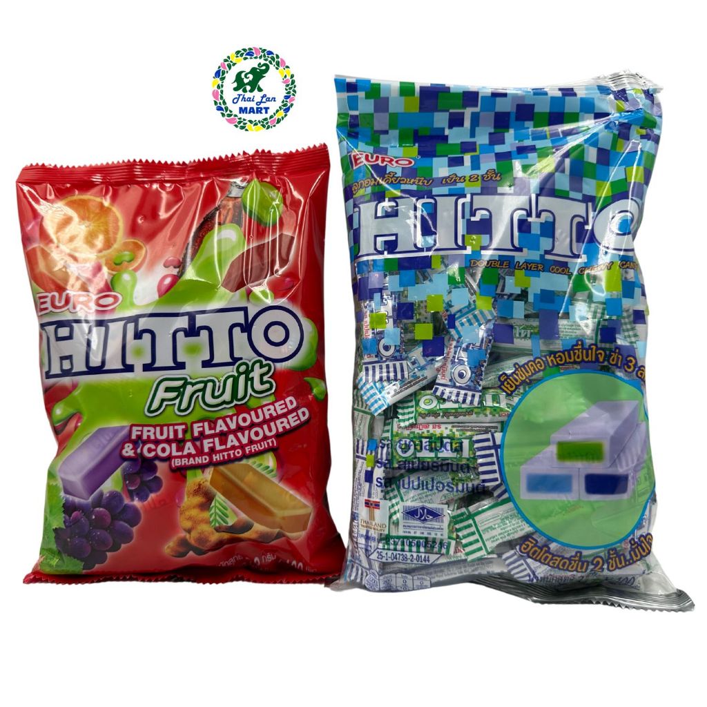 Hitto candy with fruit mint flavor, sweet, light, cool and fragrant ...