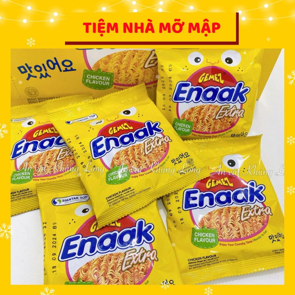 Enaak Gemez instant noodles with grilled chicken flavor |30gr package ...