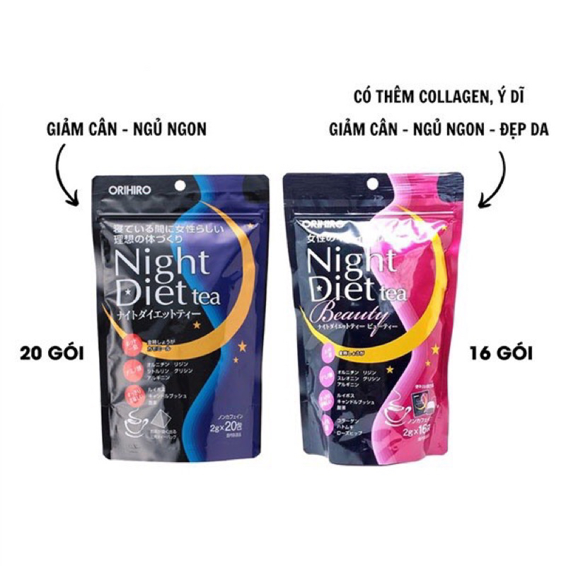 24/24 Night Diet tea Orihiro Japan Night weight loss tea 20 packs, 24g ...