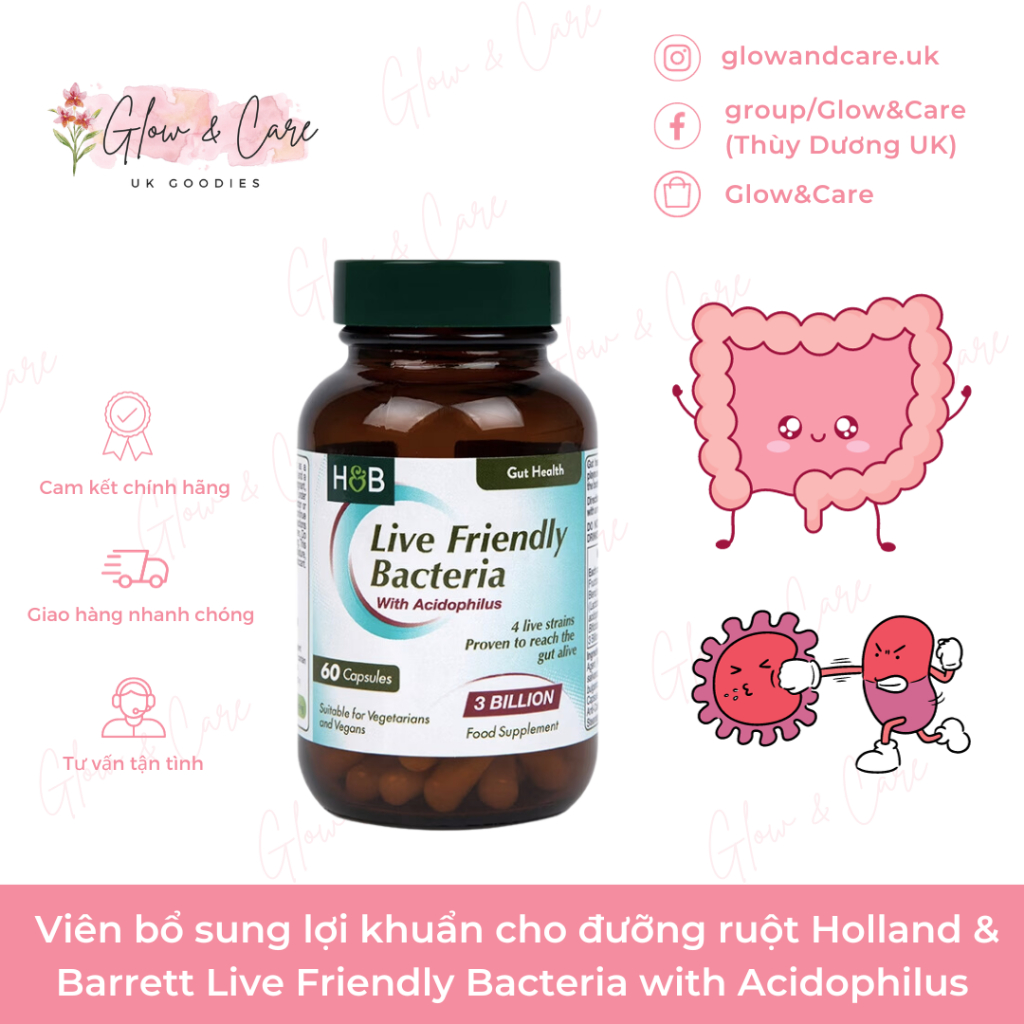 (Bill Anh) Expiry date 3/2025 Holland intestinal probiotics & Barrett ...