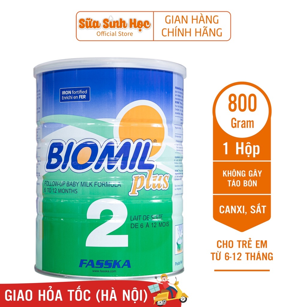 Biomil Plus 2 biological milk powder imported from France 800g | Shopee ...