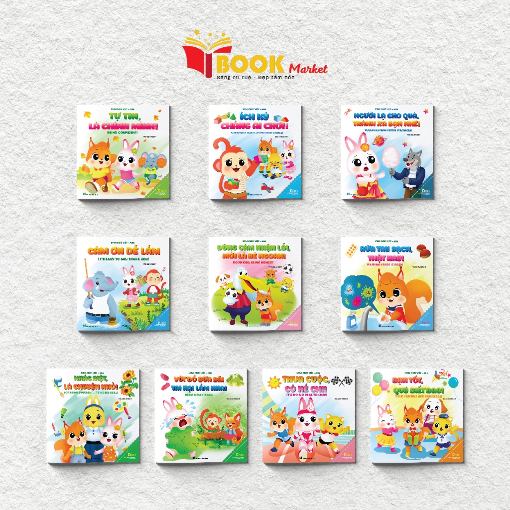 Ehon Comic Book Nurturing Personality (10 Vietnamese and English ...