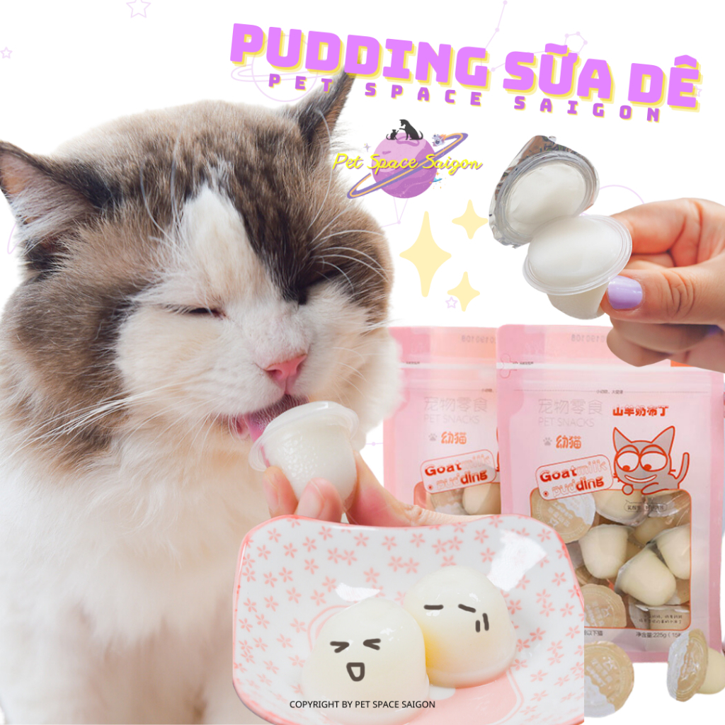 Goat milk Pudding with calcium supplement for cats in jelly form (Bag ...